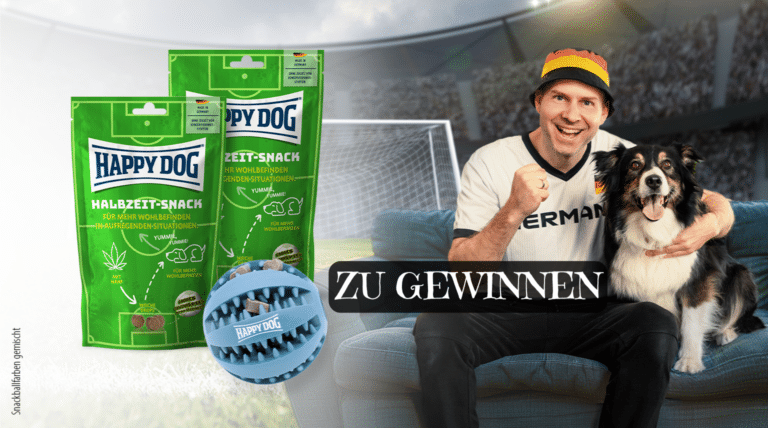 Sitz, Platz, Anpfiff!! Halbzeit Snack-Paket von Happy Dog zu gewinnen ...